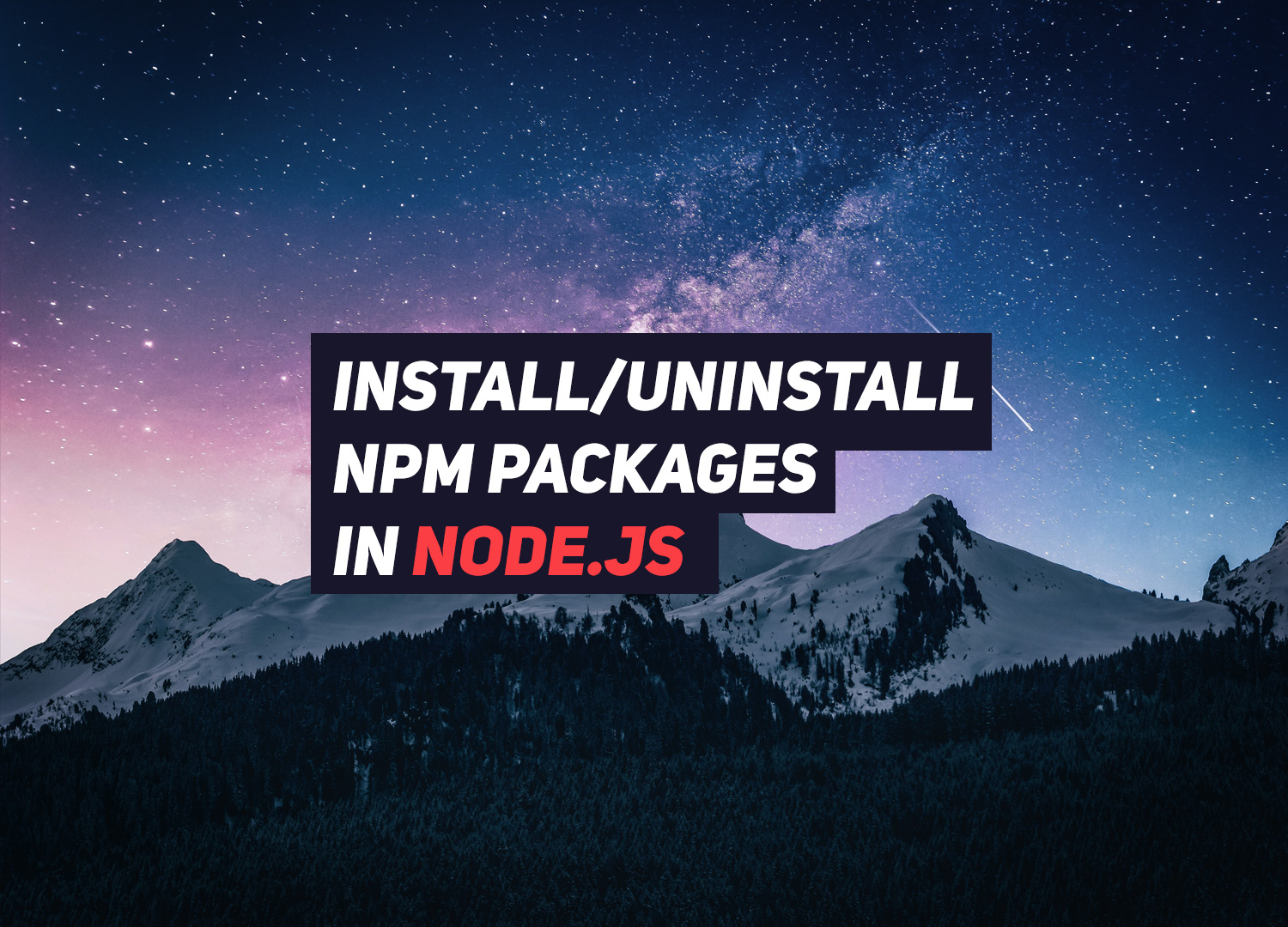 How To Install uninstall An Npm Package Renat Galyamov